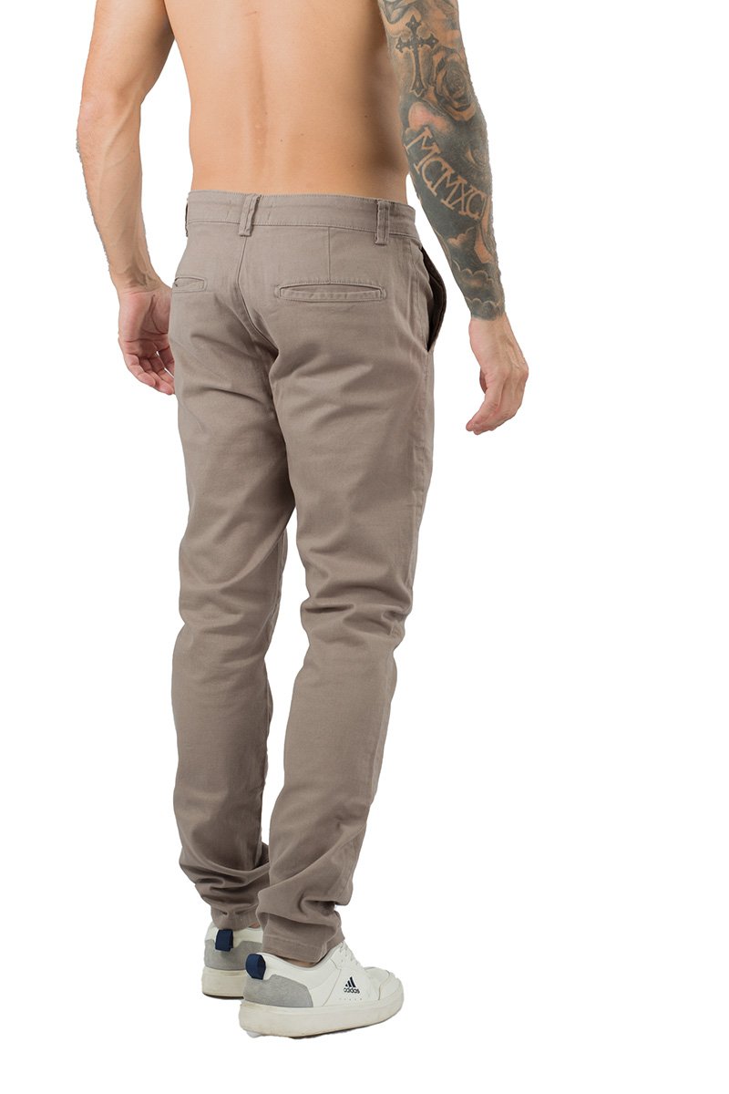 Calça Masculina de Sarja - KDU - KAKI